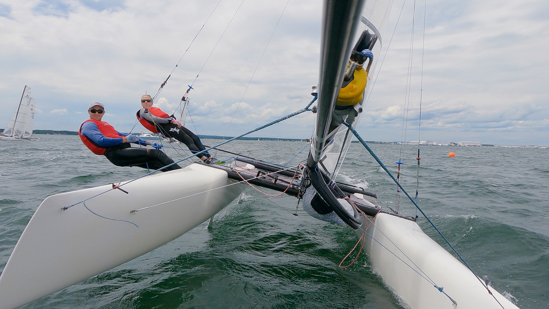 F18 League Brings out the Top Sailing Athletes on Narragansett Bay. - NAASA